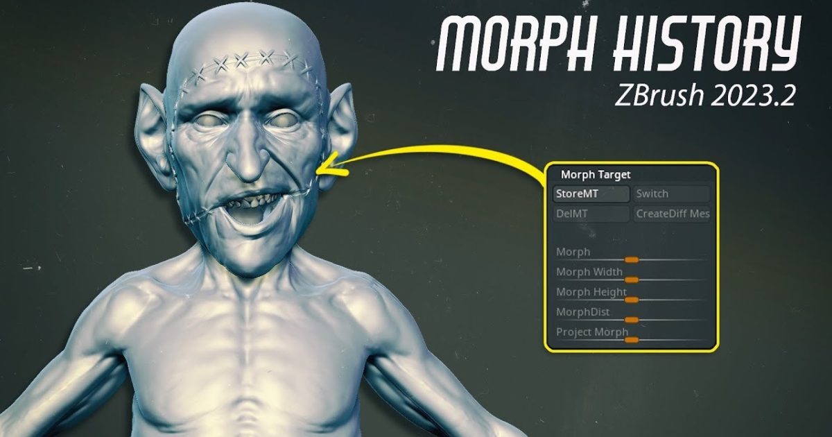 Cineversity Tutorial Morph Brush History Use Undo History As