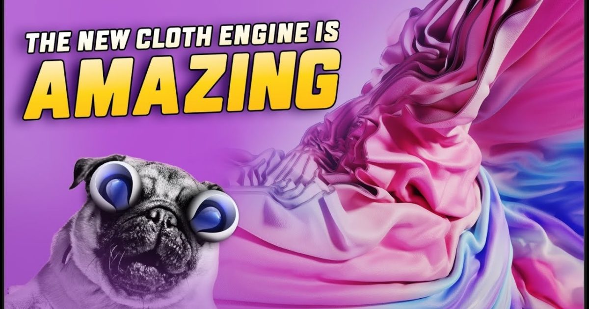 Cineversity | Tutorial : Cinema 4D 2023's Cloth system got a MASSIVE…