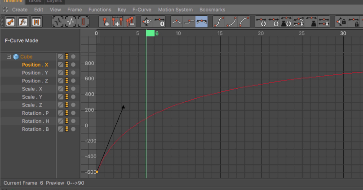Cineversity How To Adjust Keyframe Interpolation