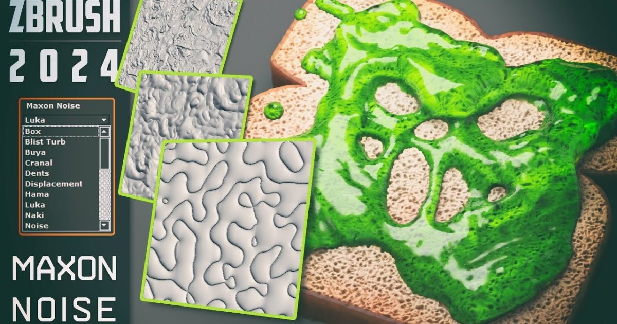 Cineversity | Tutorial : 2024 ZBrush Surface Noise with Maxon Noise…