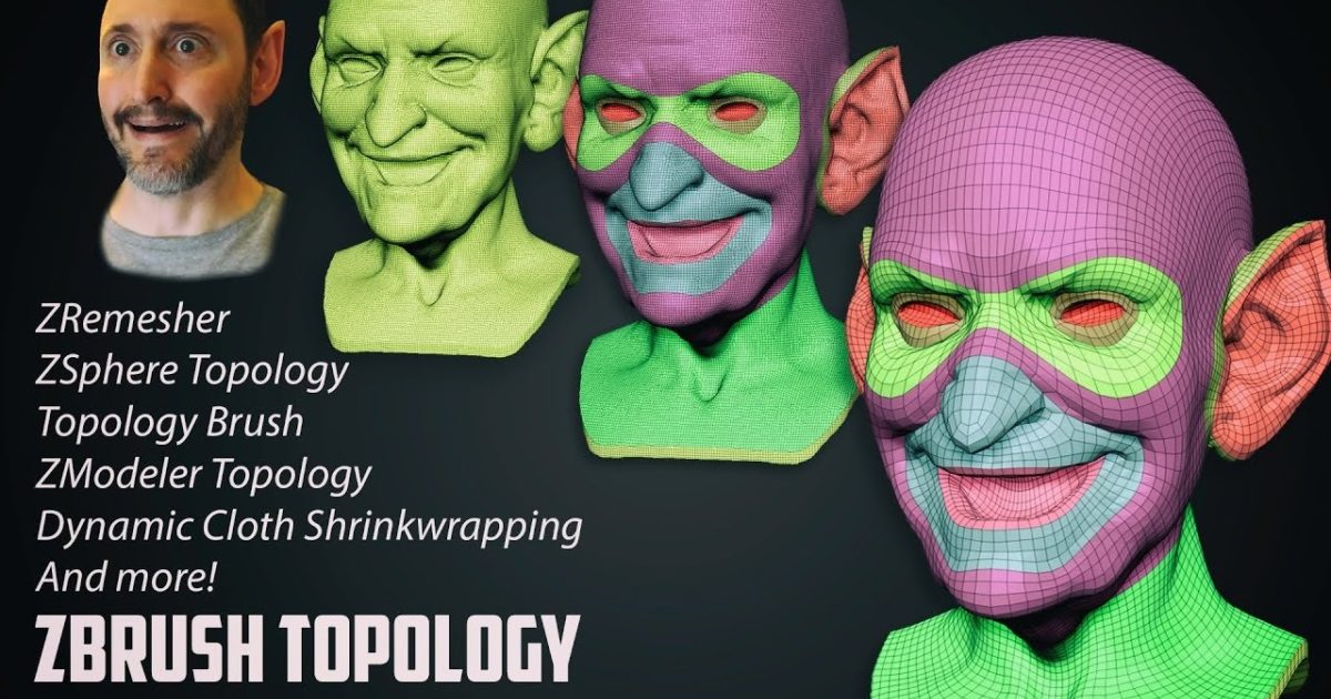 Cineversity | Tutorial : ZBrush Topology - Face, Body, Whatever!…