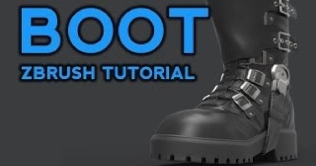 Cineversity | Tutorial : How to Create a Boot in ZBrush