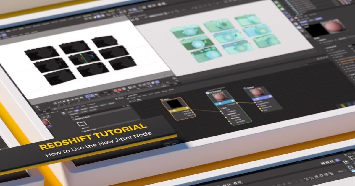 Cineversity | Tutorial : How to Use the Redshift Jitter Node